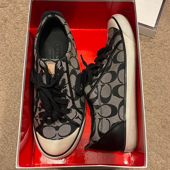 Coach | Shoes | Coach Barrett Sneakers Size 75 | Poshmark